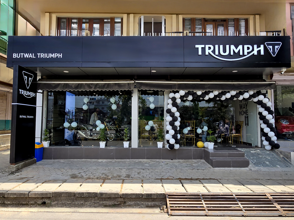 New Triumph showroom opens in Butwal - Meroauto